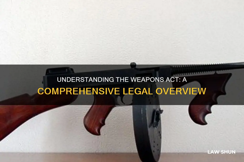 Understanding The Weapons Act: A Comprehensive Legal Overview | LawShun