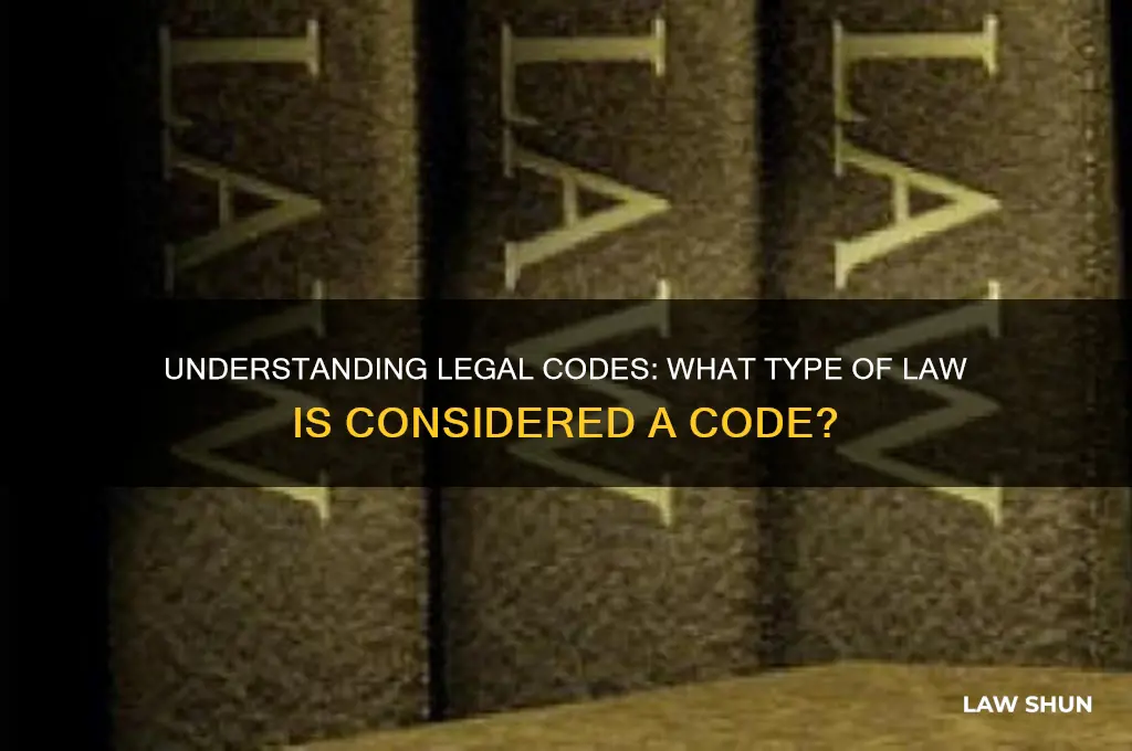 Understanding Legal Codes: What Type Of Law Is Considered A Code? | LawShun