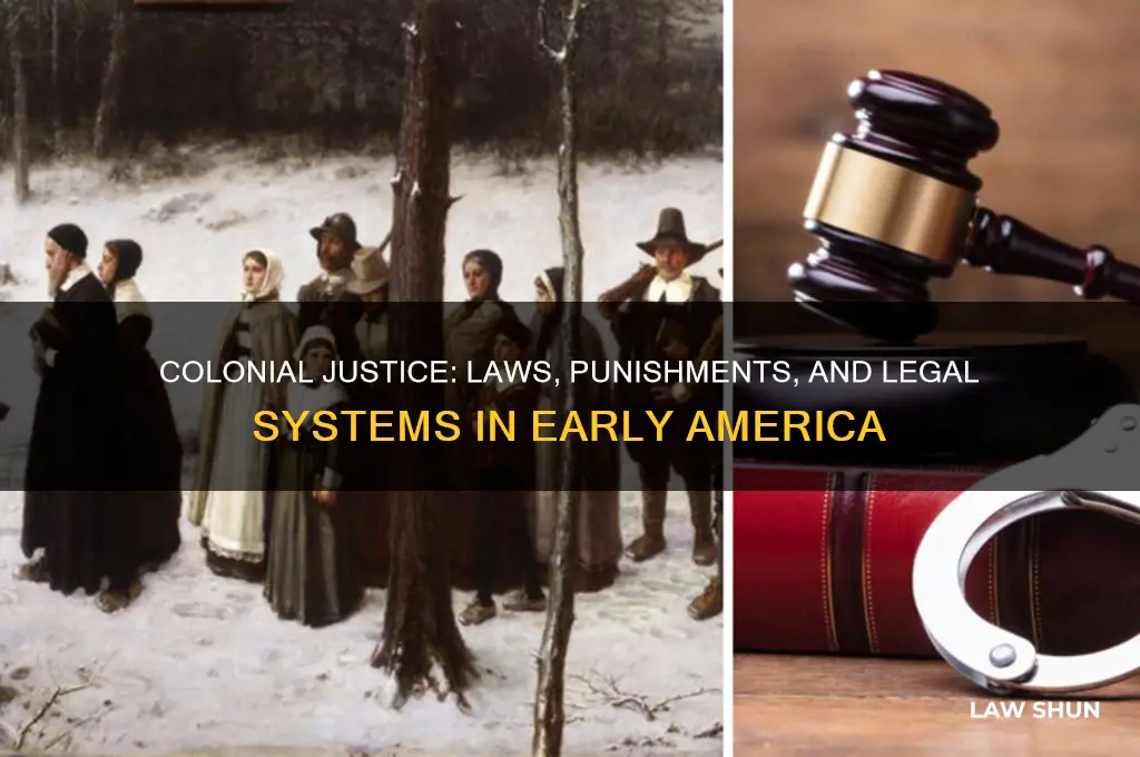 Colonial Justice: Laws, Punishments, And Legal Systems In Early America ...