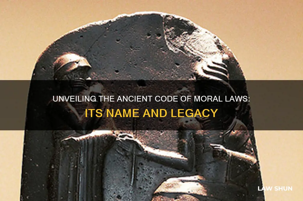 Unveiling The Ancient Code Of Moral Laws: Its Name And Legacy | LawShun
