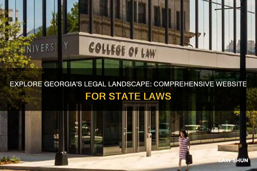 Explore Georgia's Legal Landscape: Comprehensive Website For State Laws ...