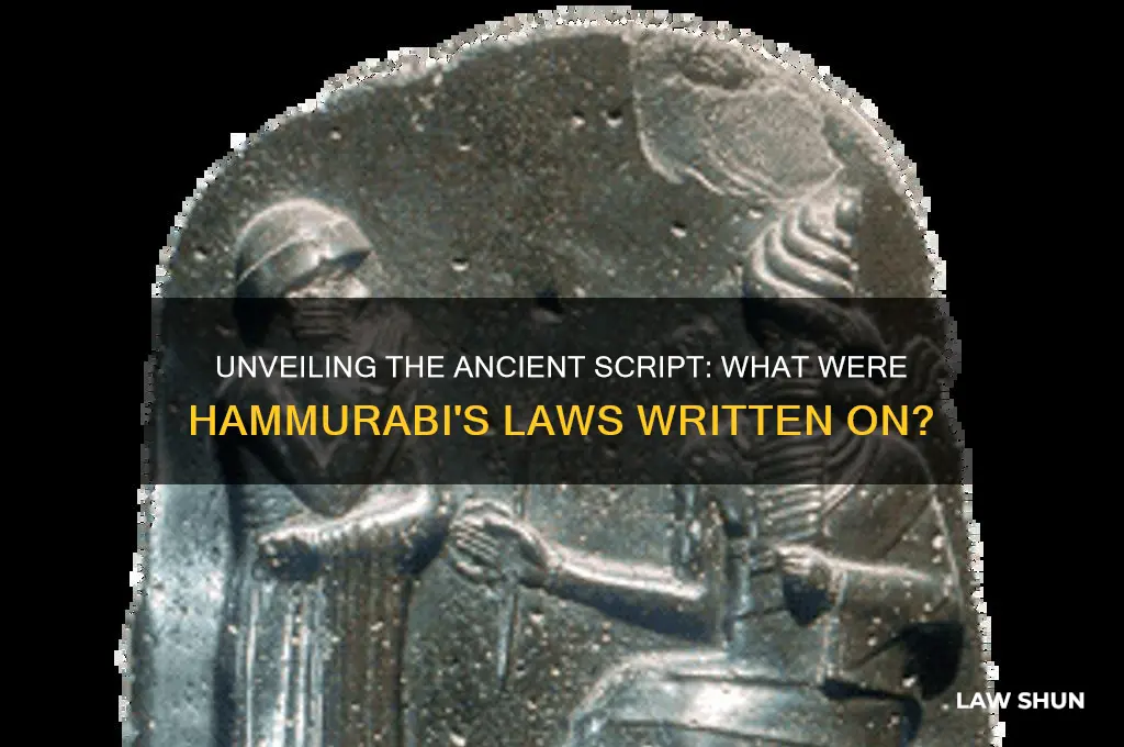 Unveiling The Ancient Script: What Were Hammurabi's Laws Written On ...