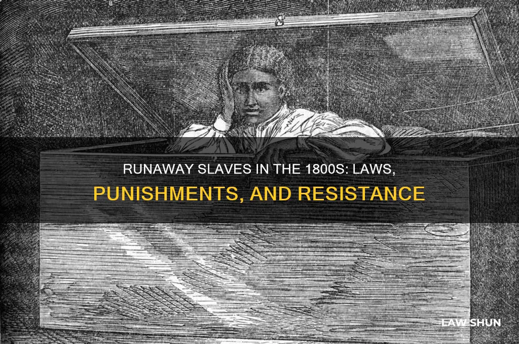 Runaway Slaves In The 1800S: Laws, Punishments, And Resistance | LawShun
