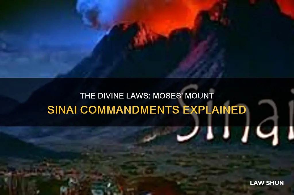 The Divine Laws: Moses' Mount Sinai Commandments Explained | LawShun