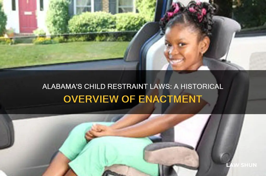 Alabama's Child Restraint Laws: A Historical Overview Of Enactment ...
