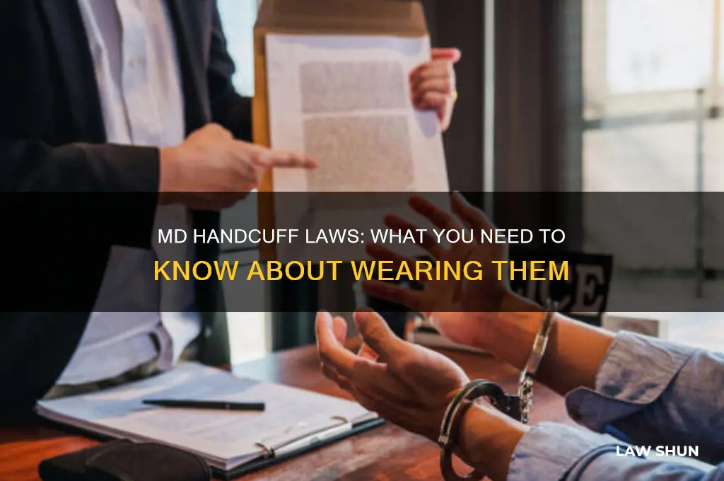 Md Handcuff Laws: What You Need To Know About Wearing Them | LawShun