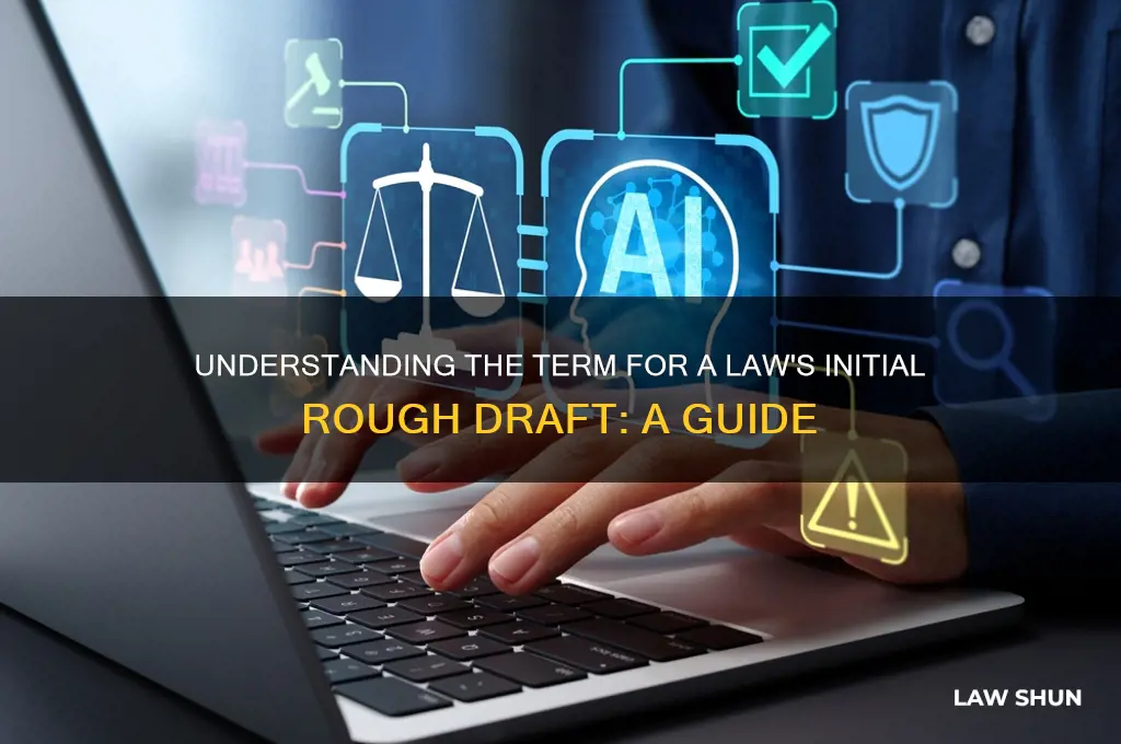Understanding The Term For A Law's Initial Rough Draft: A Guide | LawShun