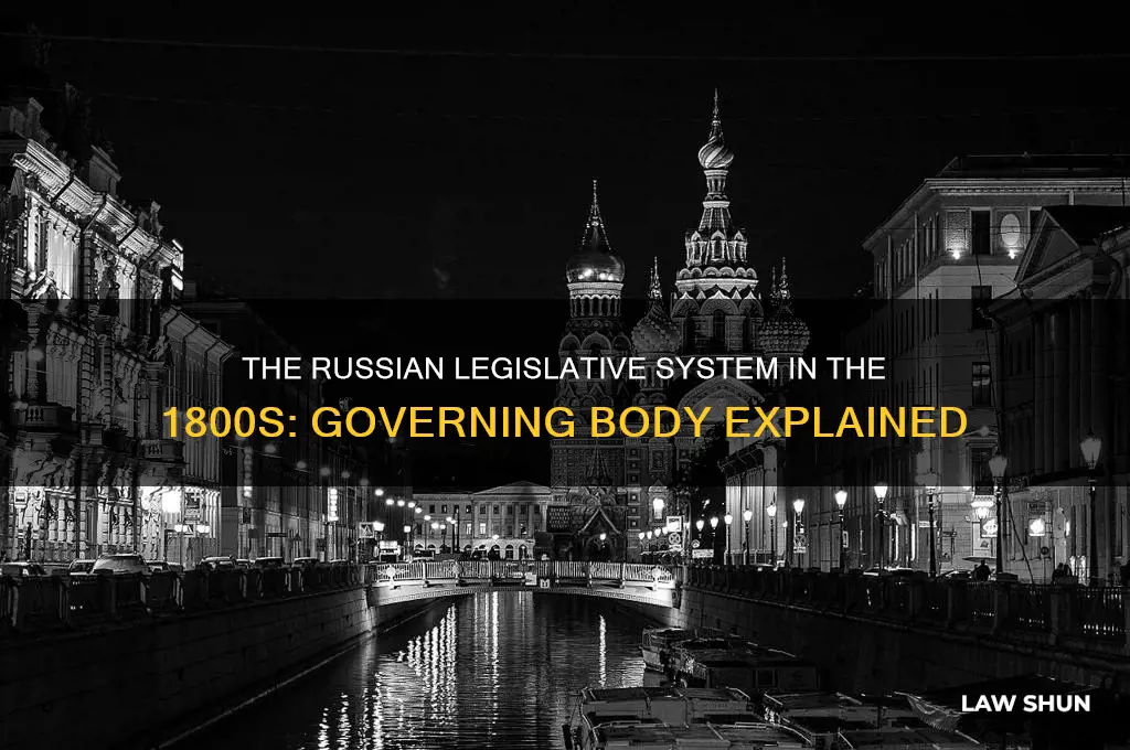 The Russian Legislative System In The 1800S: Governing Body Explained ...
