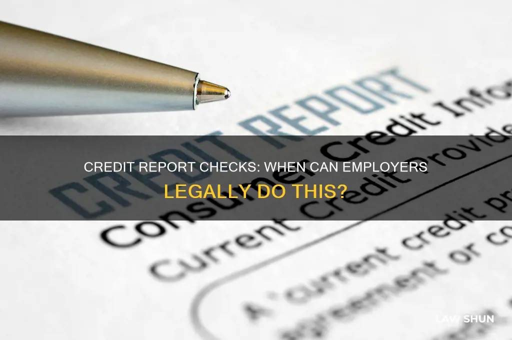 Credit Report Checks: When Can Employers Legally Do This? | LawShun