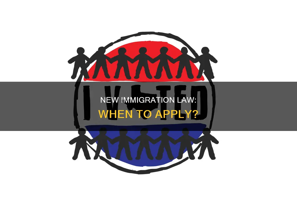 New Immigration Law: When To Apply? | LawShun