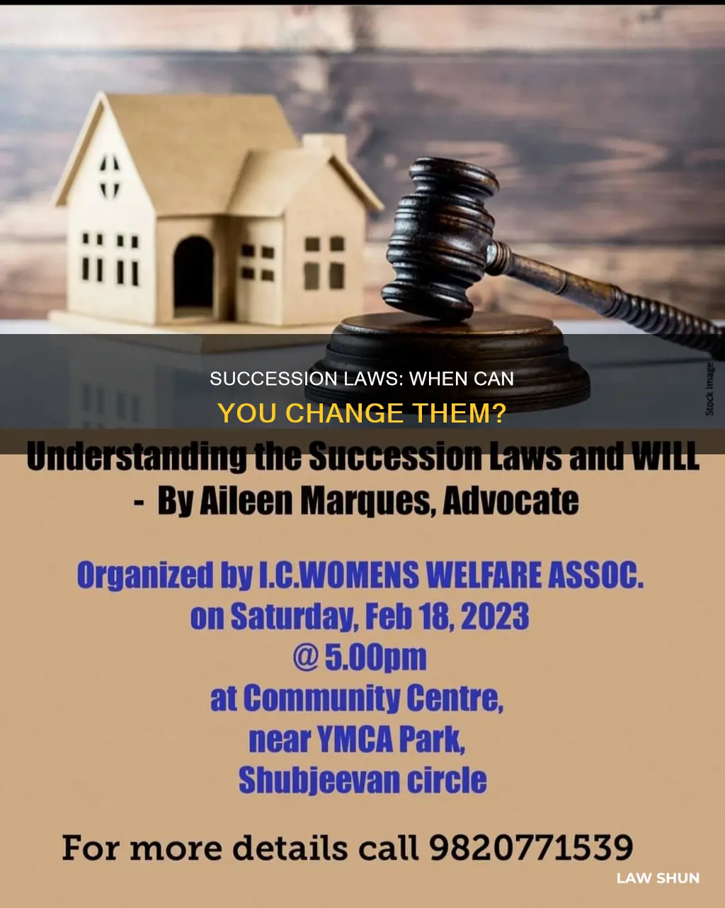 Succession Laws: When Can You Change Them? | LawShun