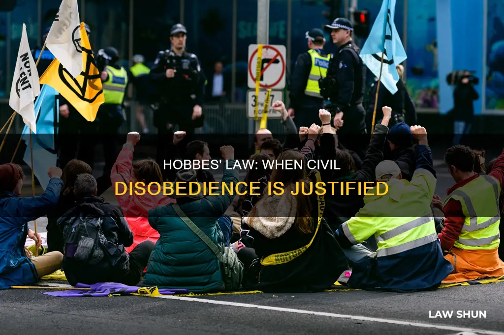 Hobbes' Law: When Civil Disobedience Is Justified | LawShun