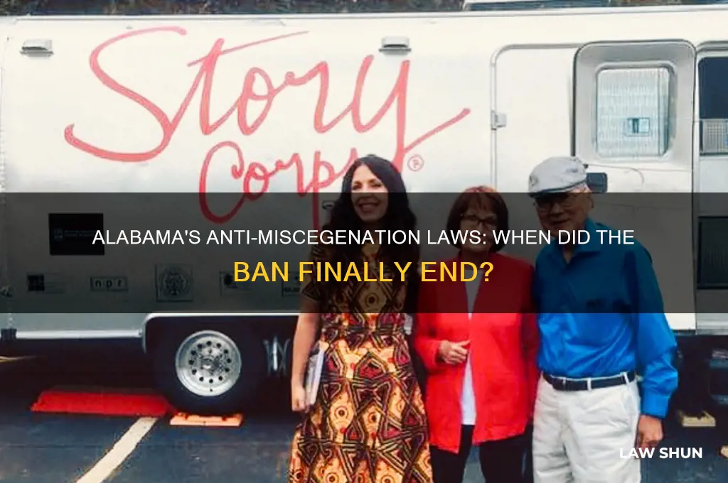 Alabama's Anti-Miscegenation Laws: When Did The Ban Finally End? | LawShun