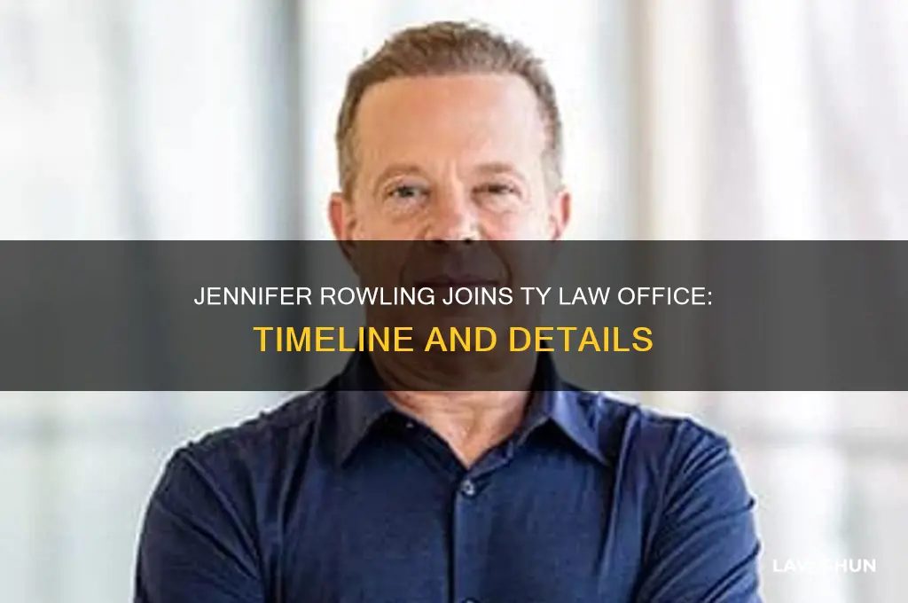 Jennifer Rowling Joins Ty Law Office: Timeline And Details | LawShun
