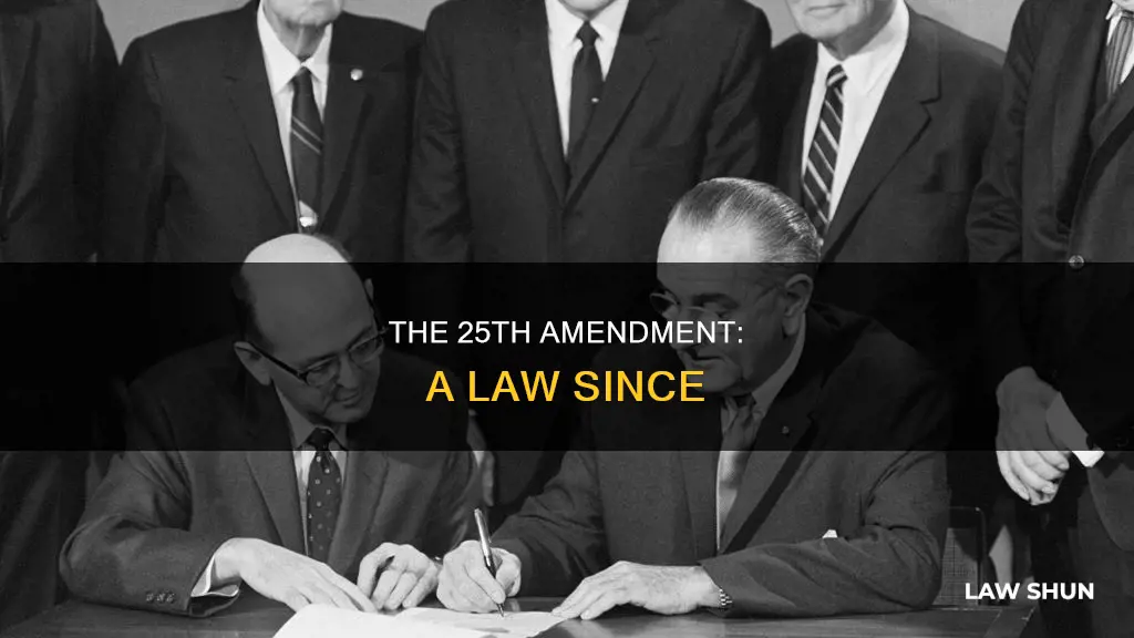The 25Th Amendment A Law Since LawShun