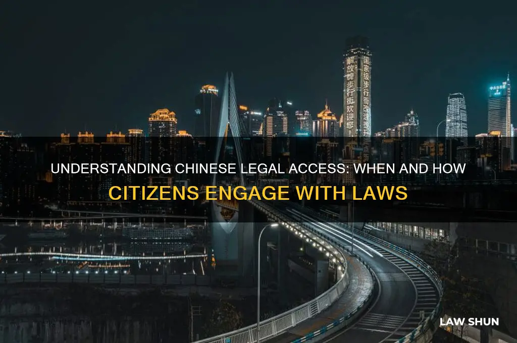 Understanding Chinese Legal Access: When And How Citizens Engage With ...