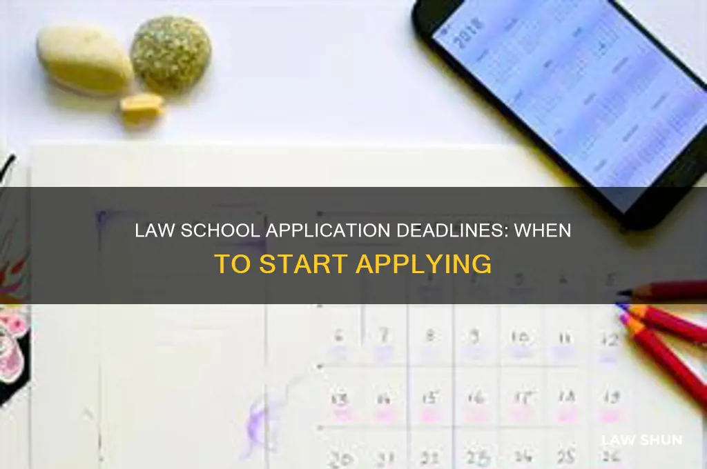 Law School Application Deadlines: When To Start Applying | LawShun