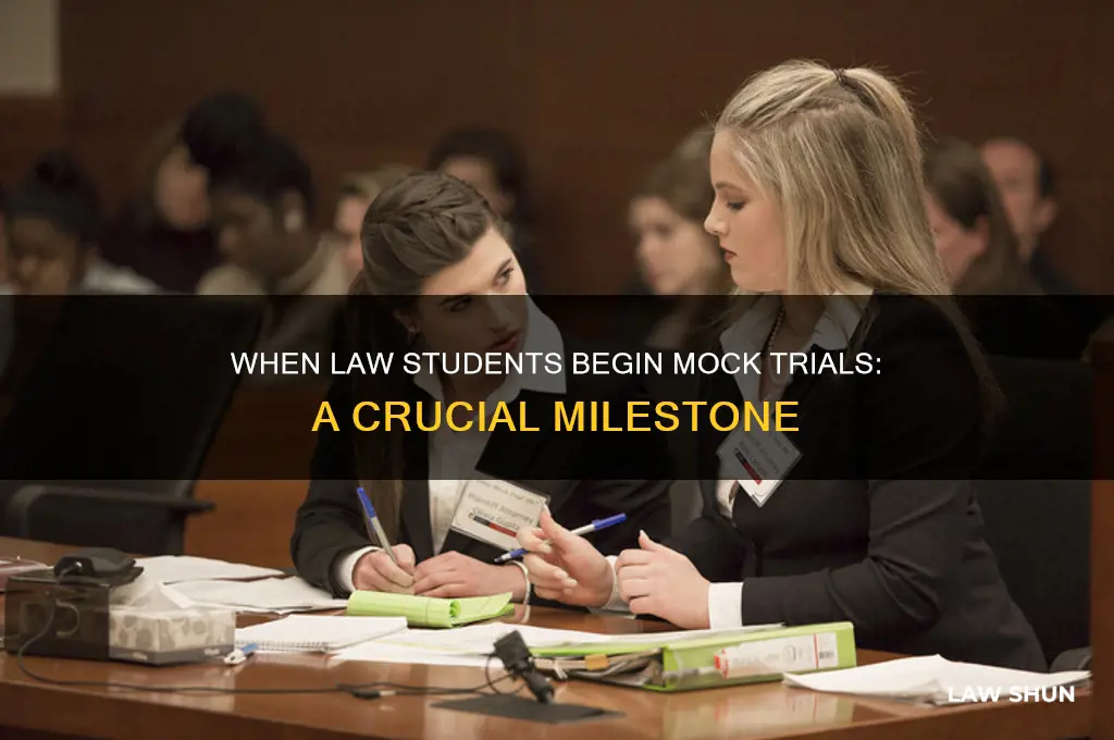 When Law Students Begin Mock Trials: A Crucial Milestone | LawShun