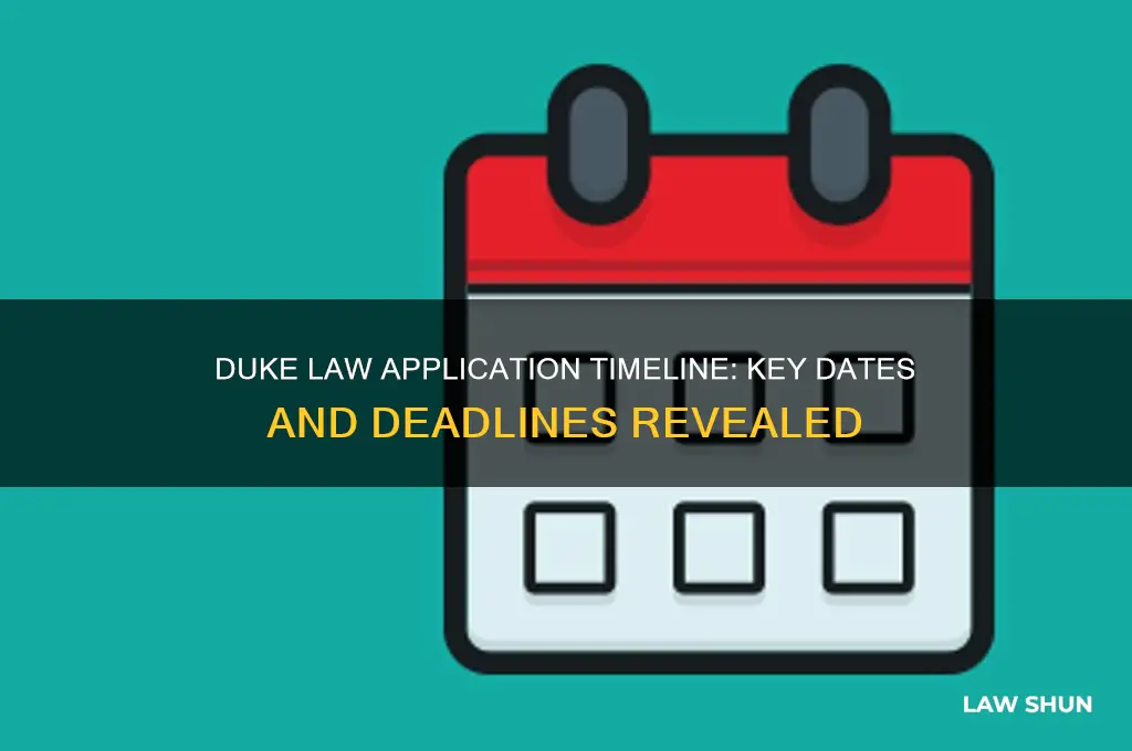 Duke Law Application Timeline: Key Dates And Deadlines Revealed | LawShun