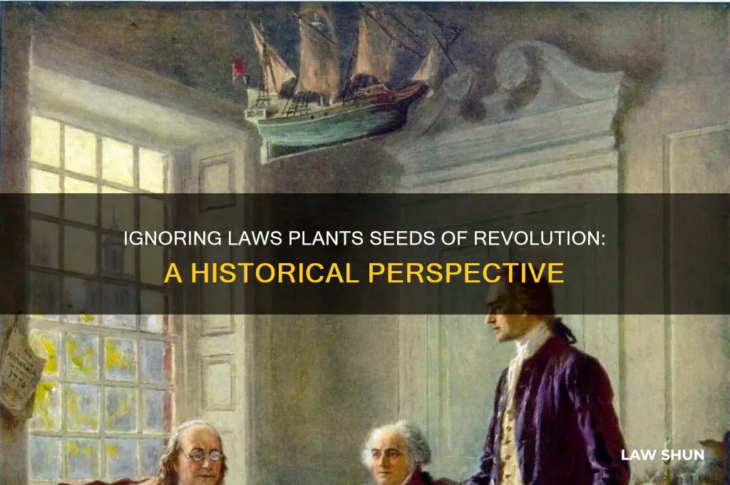 Ignoring Laws Plants Seeds Of Revolution: A Historical Perspective ...