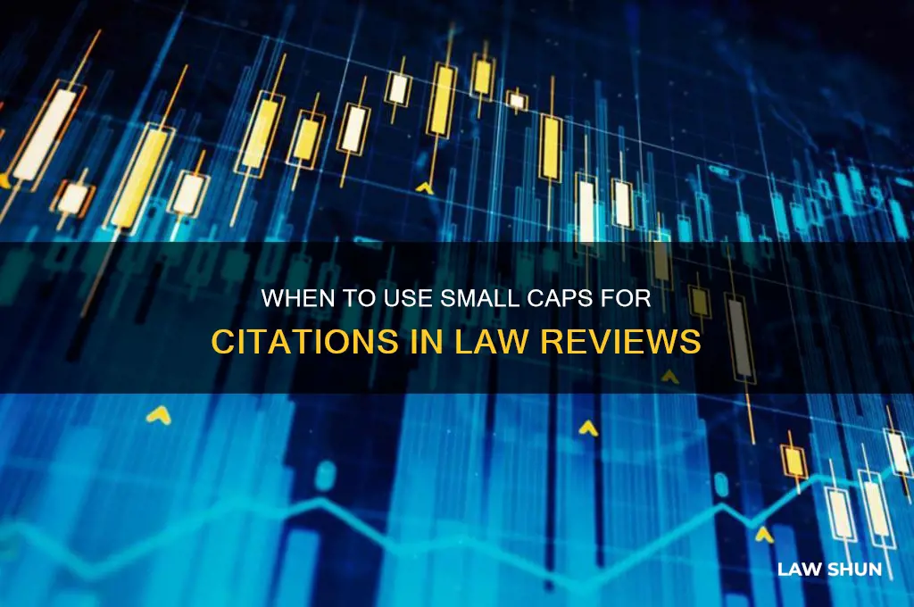 When To Use Small Caps For Citations In Law Reviews | LawShun