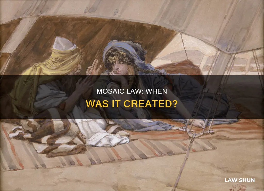 Mosaic Law: When Was It Created? | LawShun