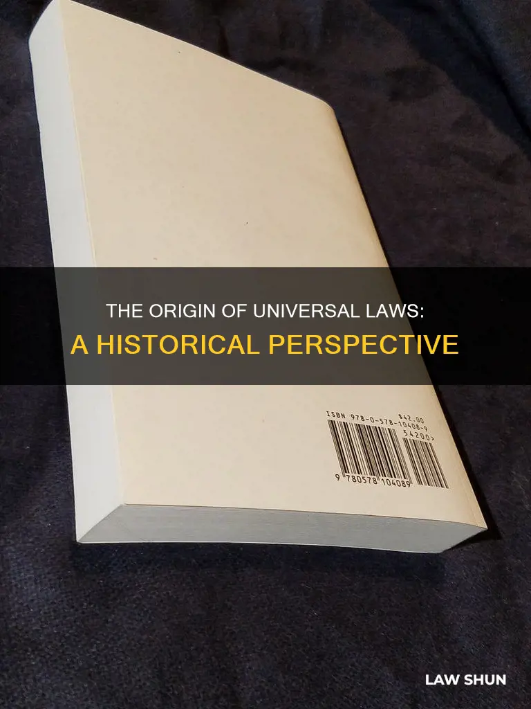 The Origin Of Universal Laws: A Historical Perspective | LawShun