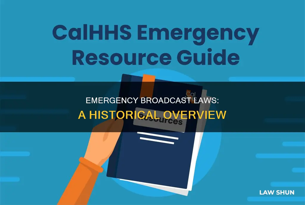Emergency Broadcast Laws: A Historical Overview | LawShun