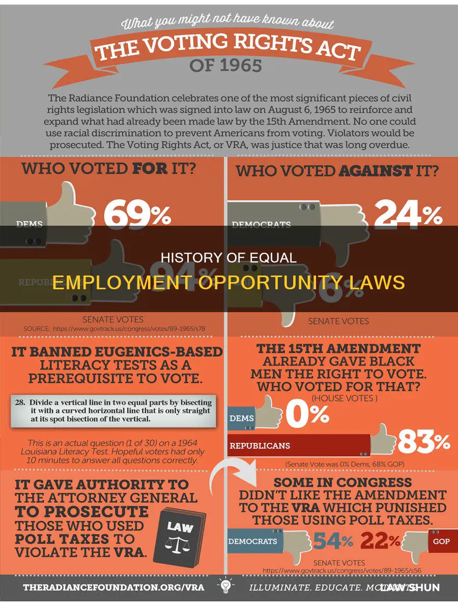 History Of Equal Employment Opportunity Laws | LawShun