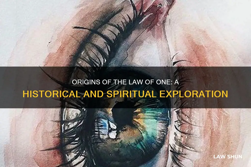 Origins Of The Law Of One: A Historical And Spiritual Exploration | LawShun