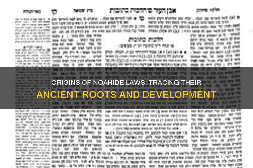 Origins Of Noahide Laws: Tracing Their Ancient Roots And Development ...