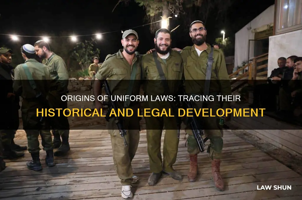 Origins Of Uniform Laws: Tracing Their Historical And Legal Development ...