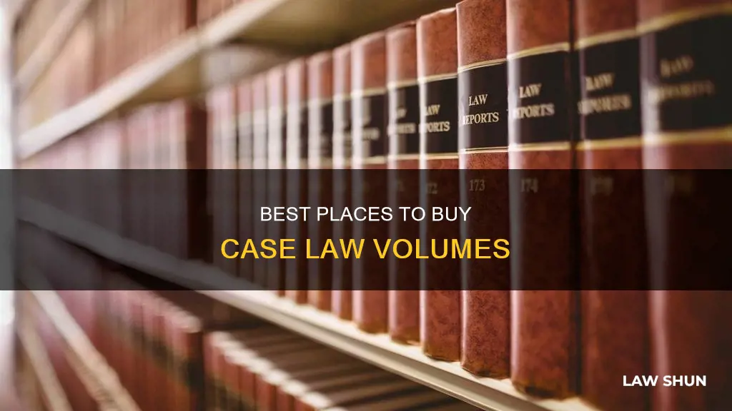 Best Places To Buy Case Law Volumes | LawShun