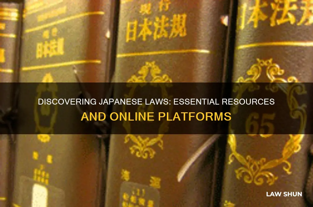 Discovering Japanese Laws: Essential Resources And Online Platforms ...