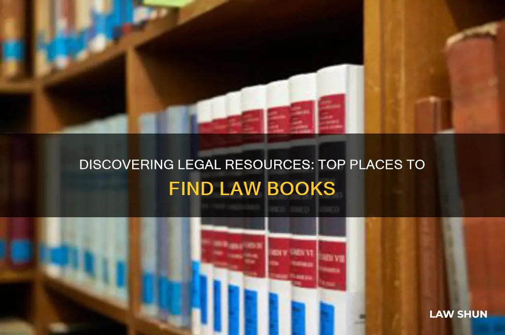 Discovering Legal Resources: Top Places To Find Law Books | LawShun