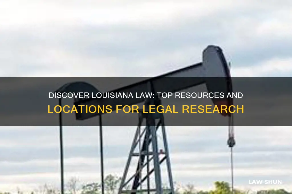 Discover Louisiana Law: Top Resources And Locations For Legal Research ...