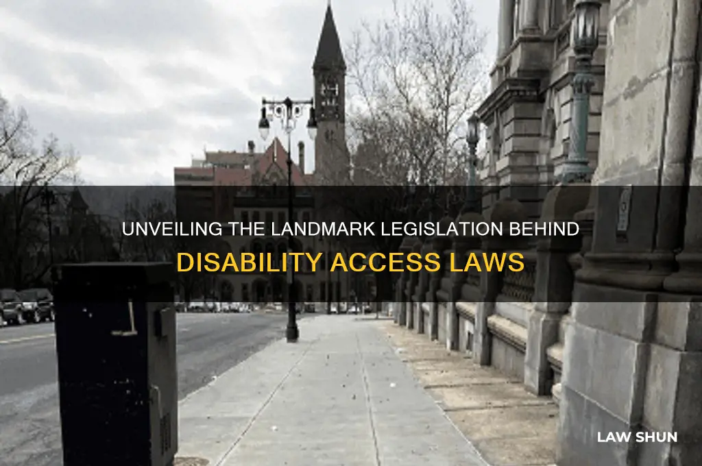 Unveiling The Landmark Legislation Behind Disability Access Laws | LawShun