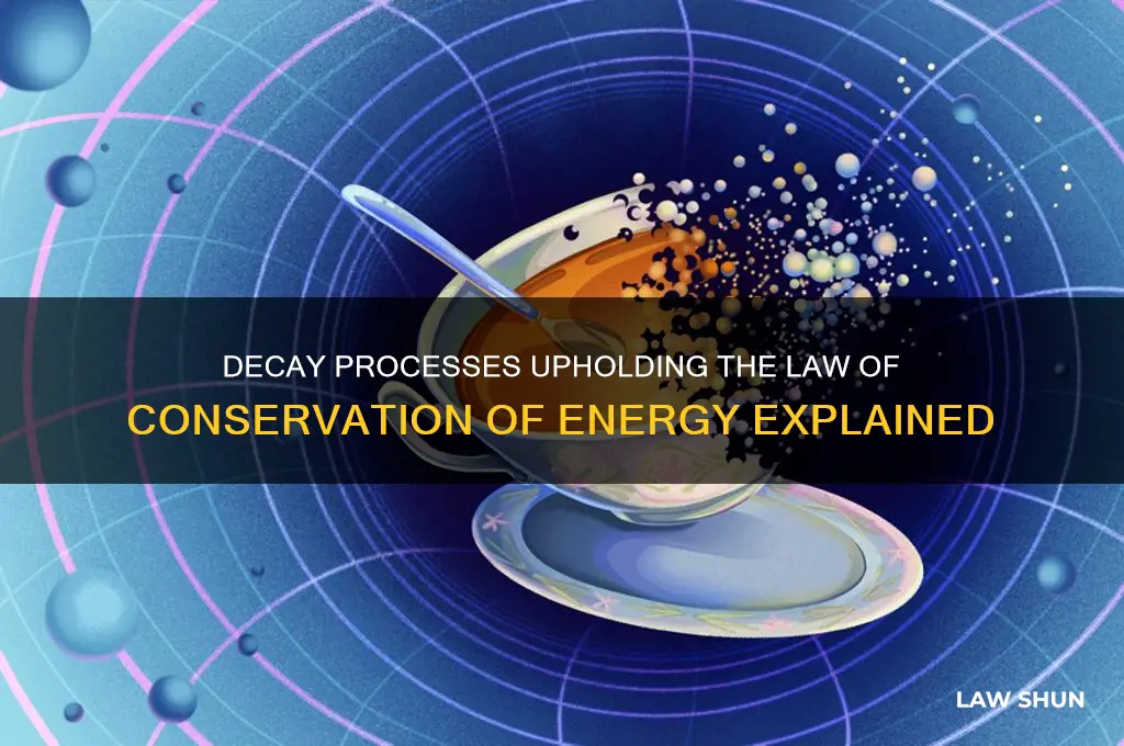 Decay Processes Upholding The Law Of Conservation Of Energy Explained ...