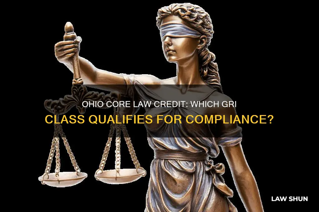 Ohio Core Law Credit: Which Gri Class Qualifies For Compliance? | LawShun