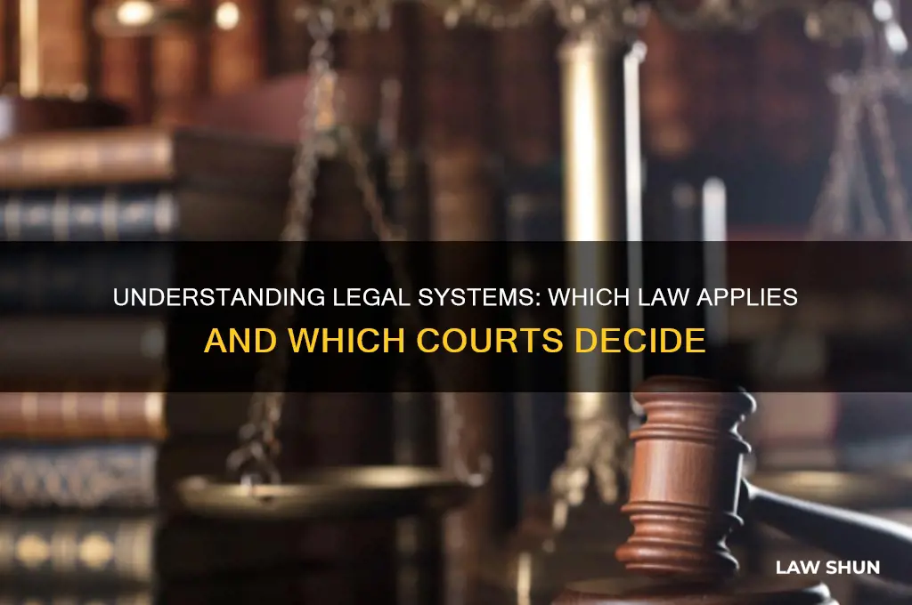 Understanding Legal Systems: Which Law Applies And Which Courts Decide ...