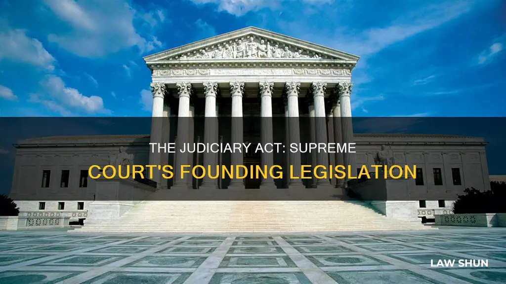 The Judiciary Act: Supreme Court's Founding Legislation | LawShun