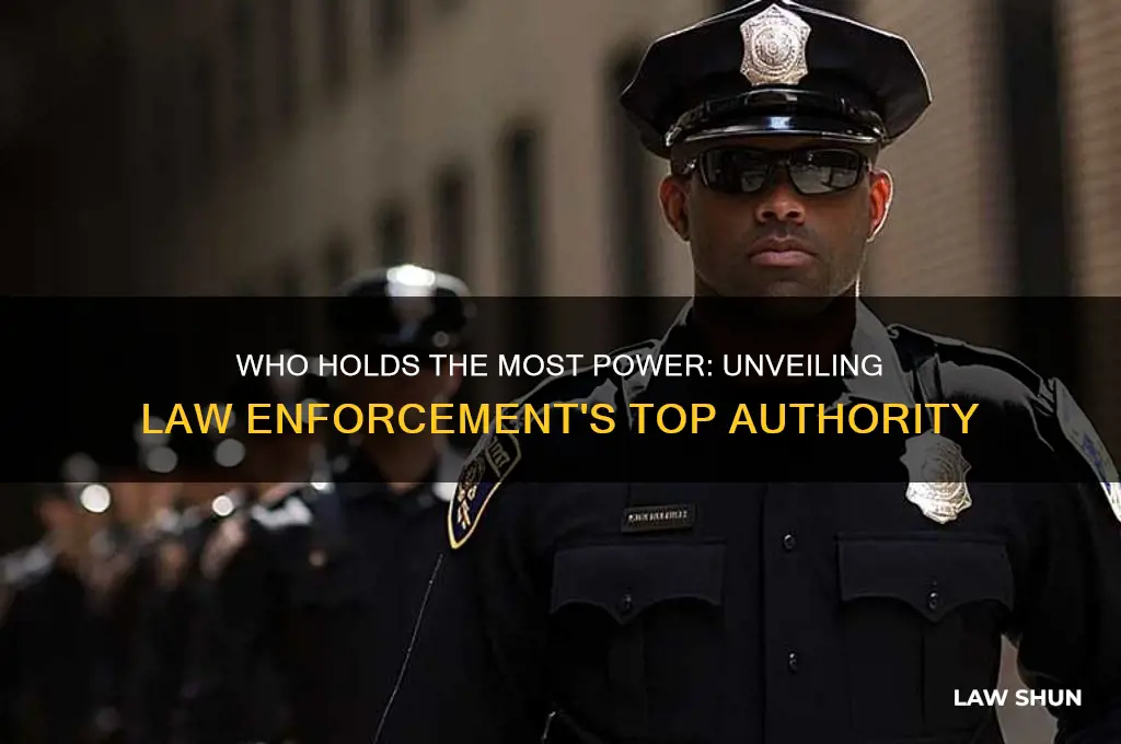 Who Holds The Most Power: Unveiling Law Enforcement's Top Authority ...