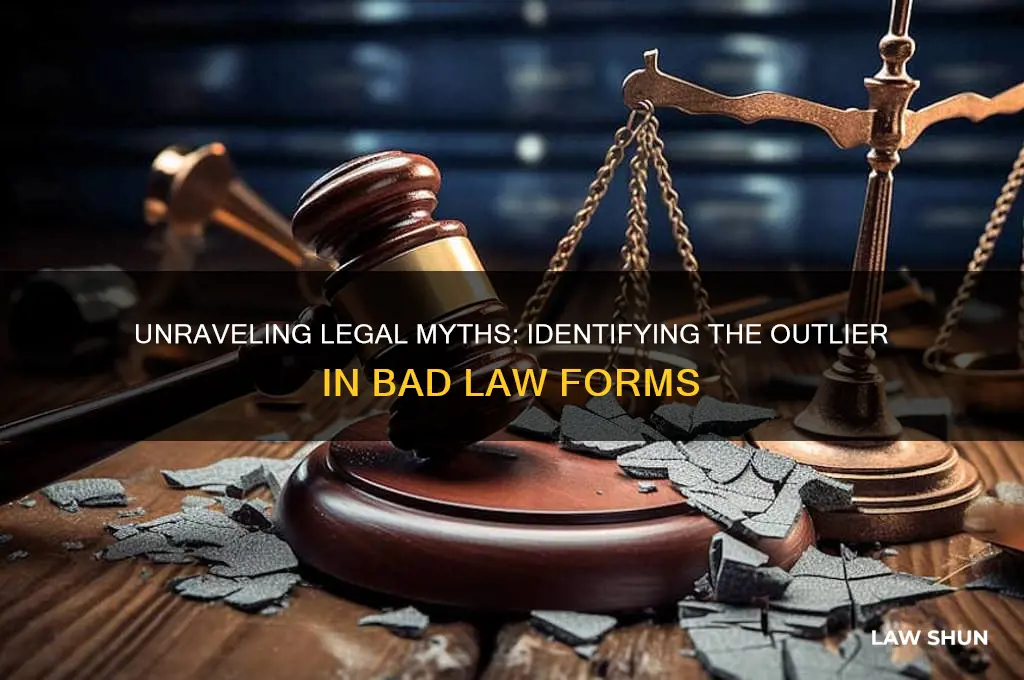 Unraveling Legal Myths: Identifying The Outlier In Bad Law Forms | LawShun