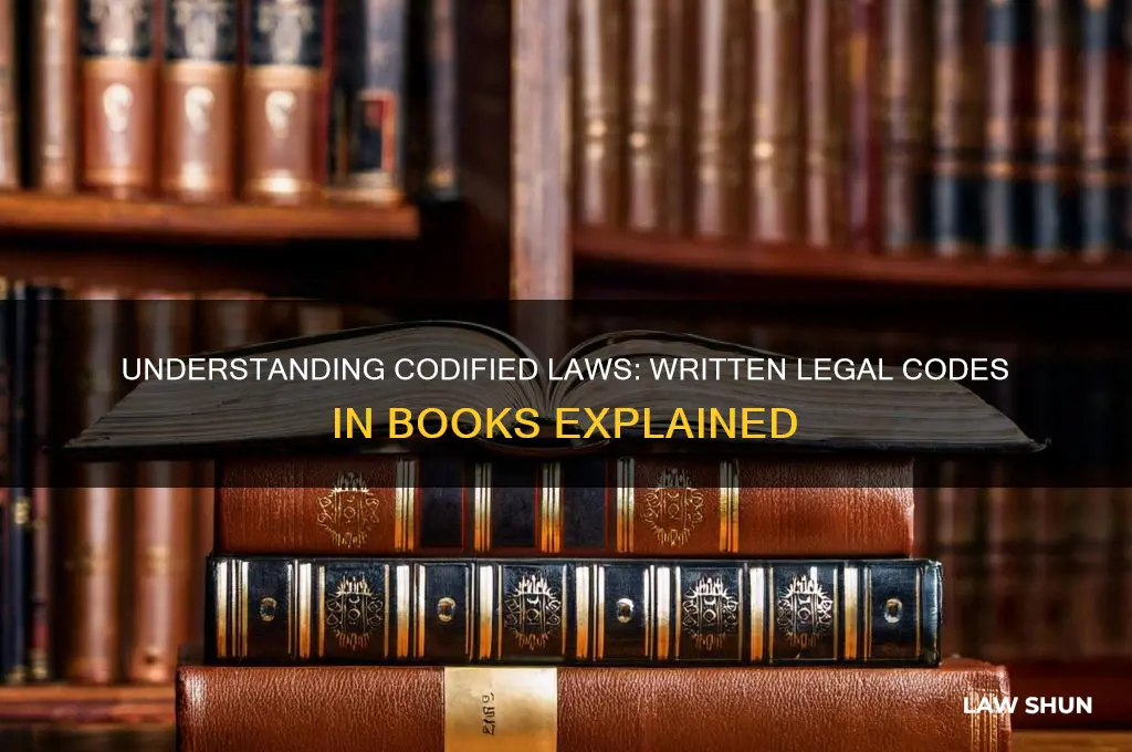 Understanding Codified Laws: Written Legal Codes In Books Explained ...