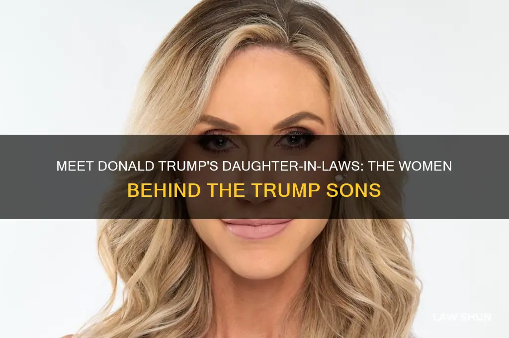 Meet Donald Trump's Daughter-In-Laws: The Women Behind The Trump Sons ...