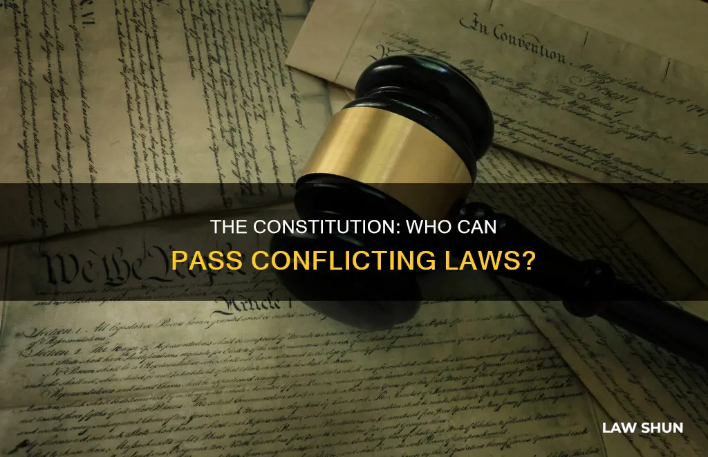 The Constitution: Who Can Pass Conflicting Laws? | LawShun