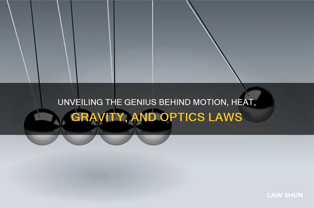Unveiling The Genius Behind Motion, Heat, Gravity, And Optics Laws ...