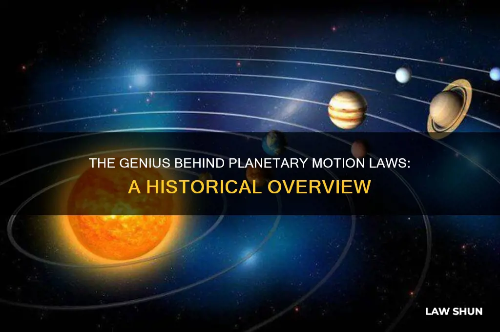 The Genius Behind Planetary Motion Laws: A Historical Overview | LawShun