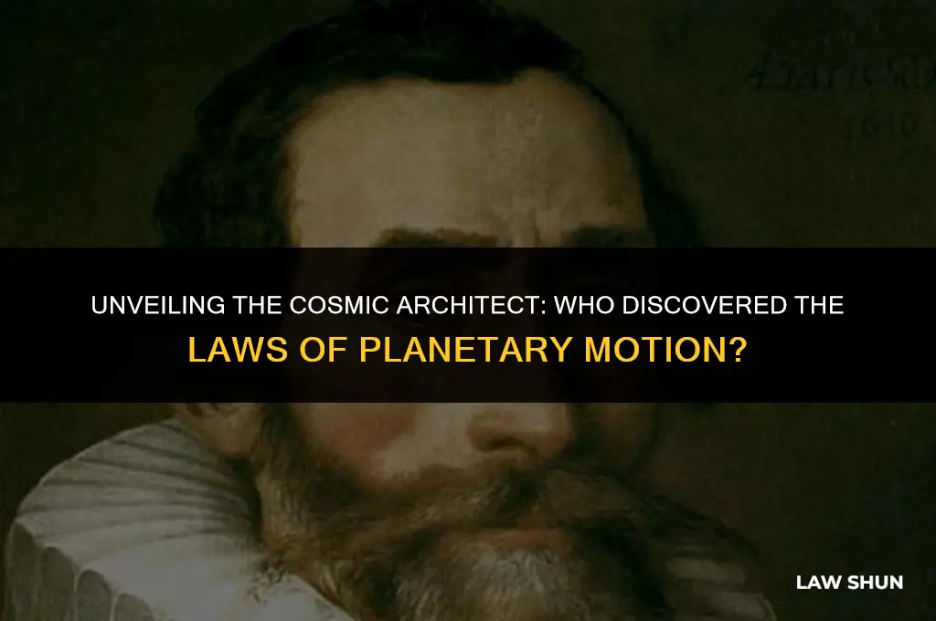 Unveiling The Cosmic Architect: Who Discovered The Laws Of Planetary ...