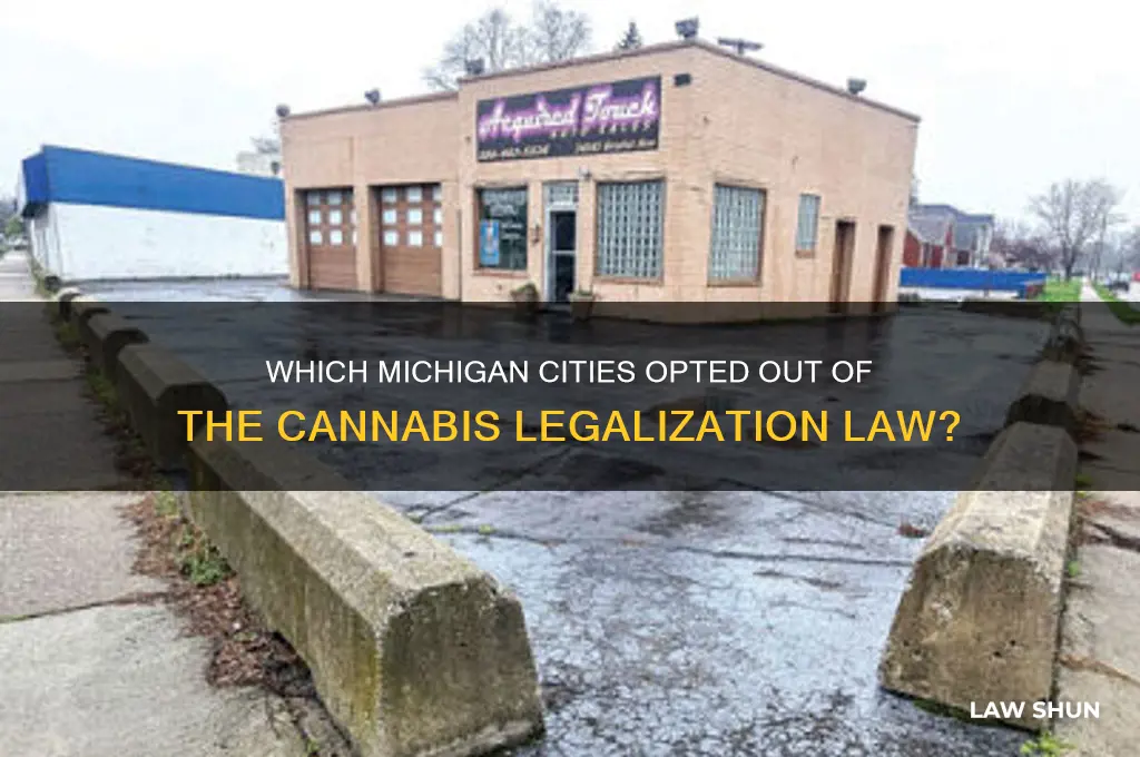 Which Michigan Cities Opted Out Of The Cannabis Legalization Law? | LawShun